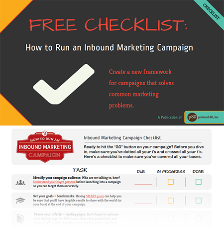 Download Your Inbound Marketing Campaign Checklist